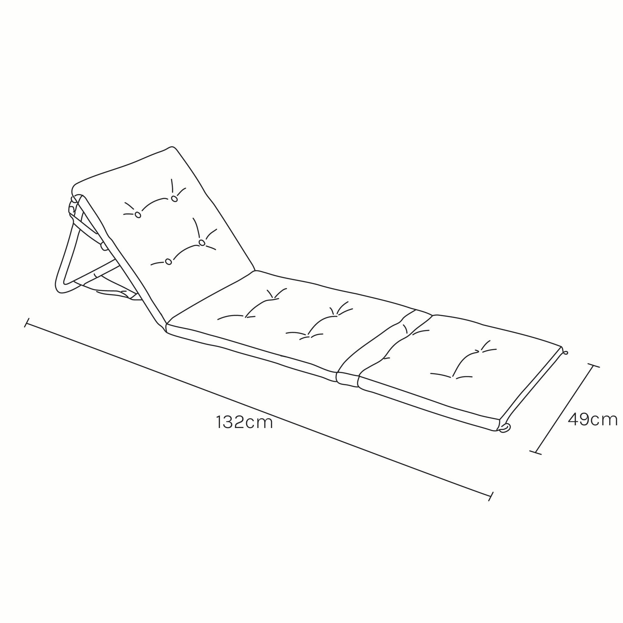Reclining Beach Chair | Olive