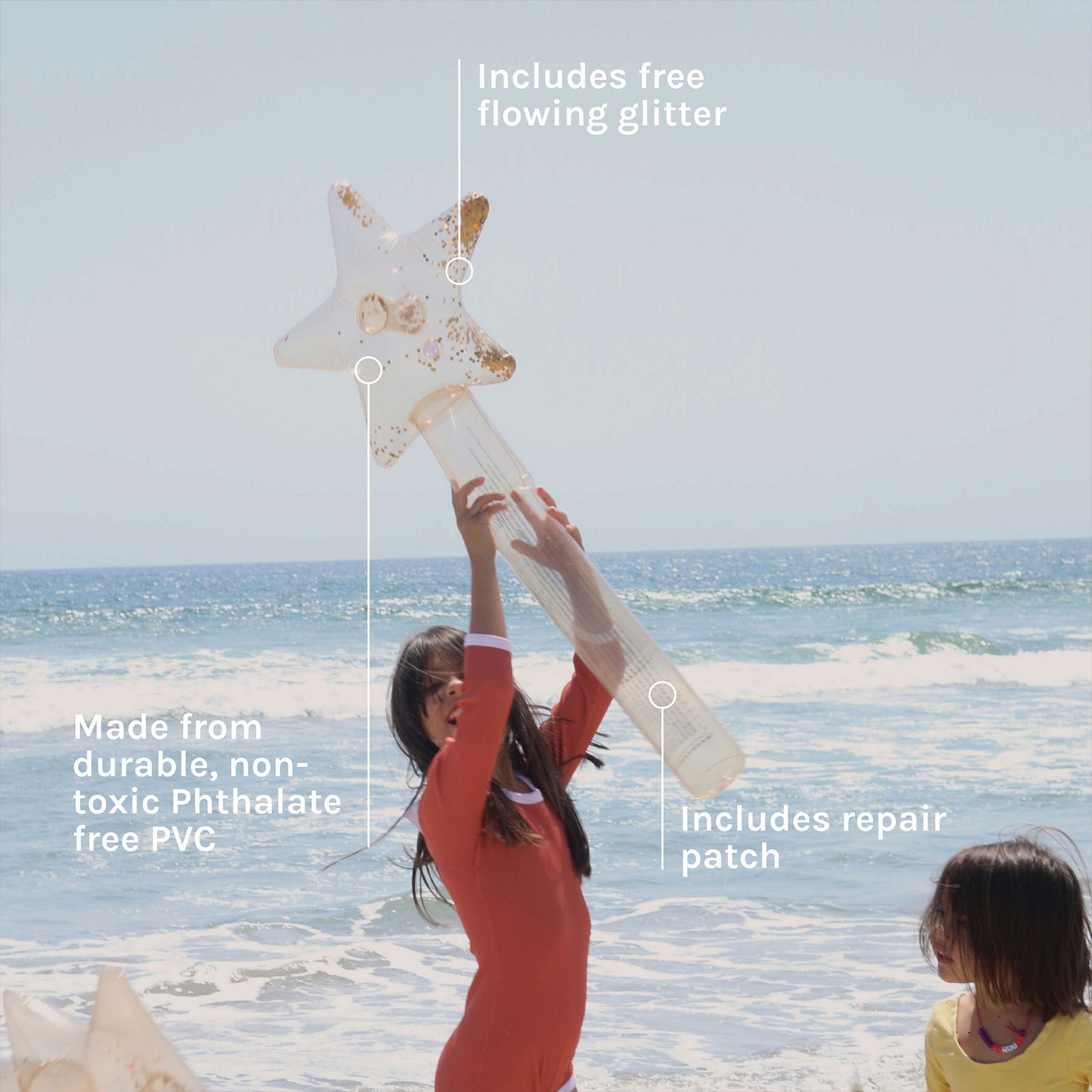 Kids Inflatable Star Wand | Princess Swan