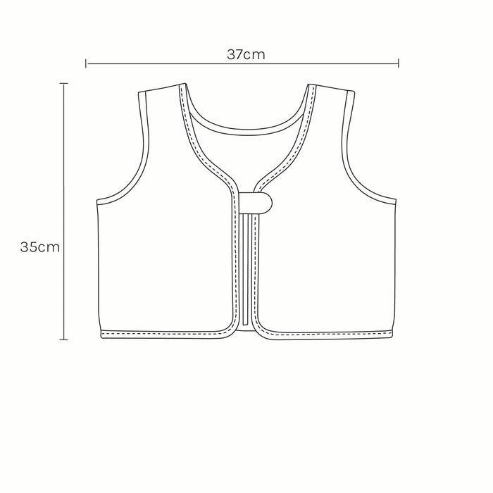Kids Swim Vest 3-6 | Strawberry Sunshine