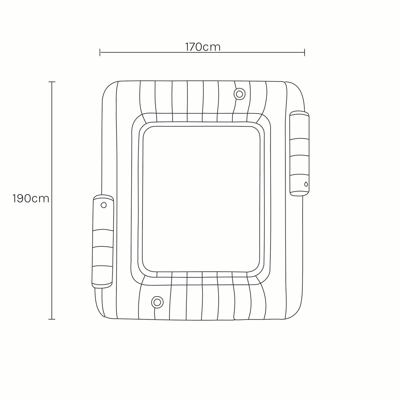 Luxe Twin Hammock Float - The Vacay