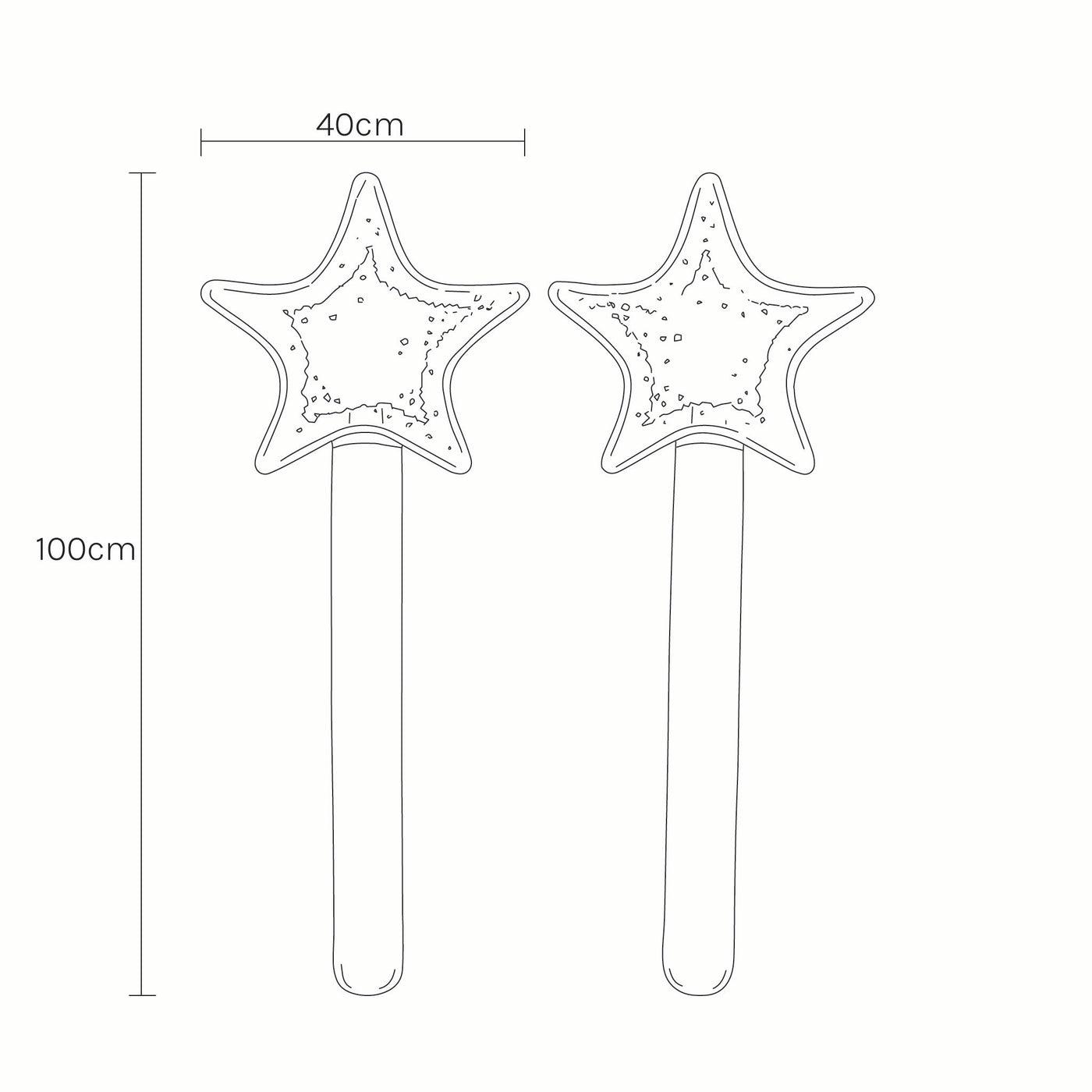 Kids Inflatable Star Wand | Princess Swan