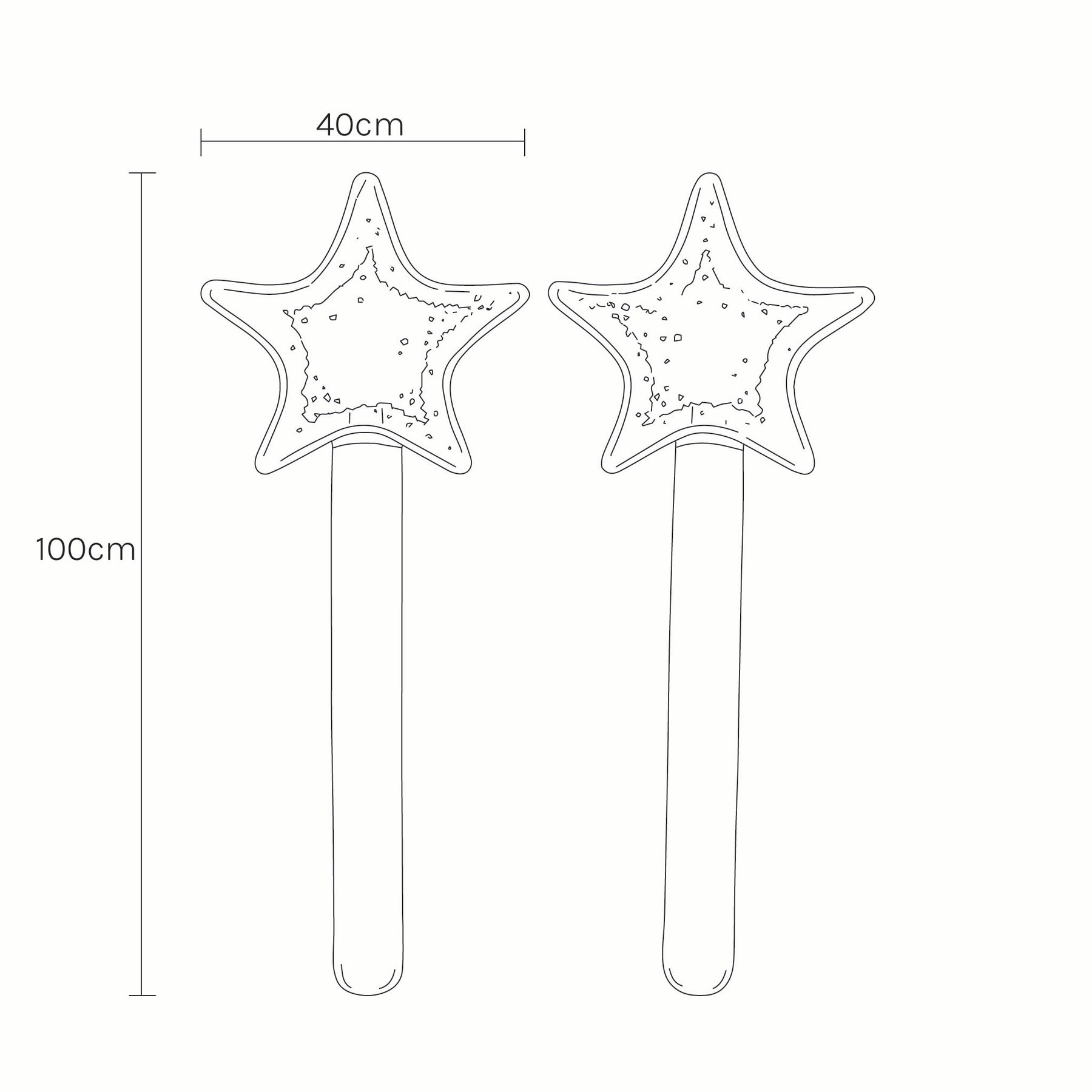 Kids Inflatable Star Wand | Princess Swan