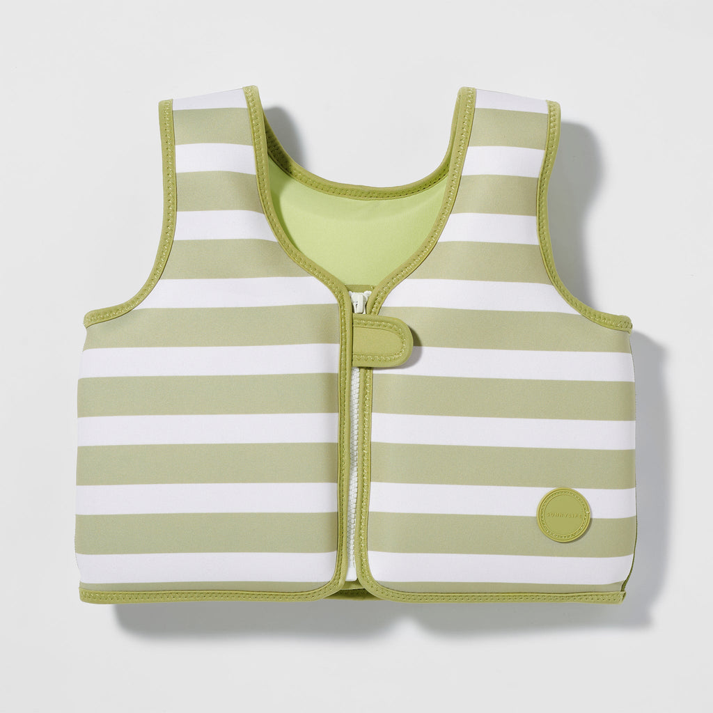 Kids Swim Vest 3-6 | Into the Wild Khaki – SUNNYLiFE AU
